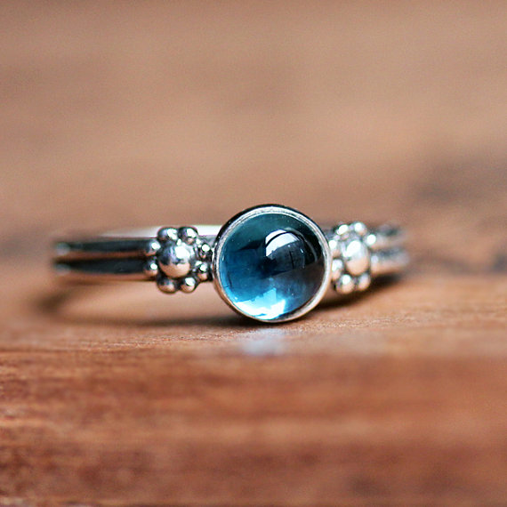 9 Beautiful Blue Stone Ring Ideas Under $100 - Finding Magick