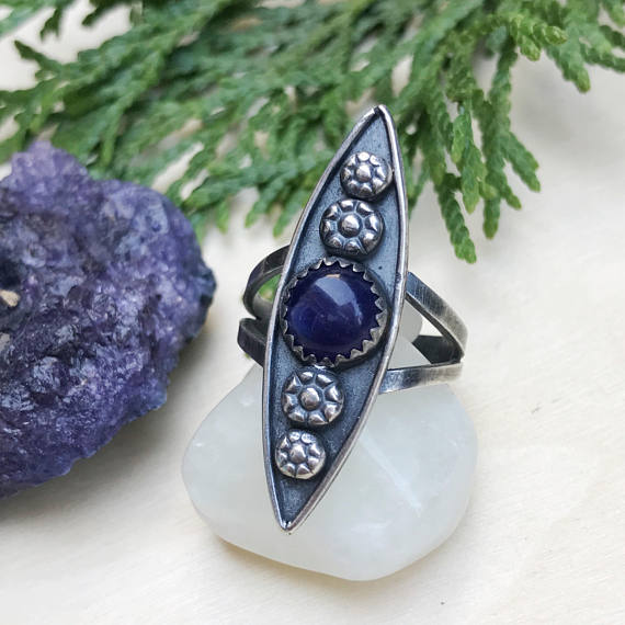 9 Beautiful Blue Stone Ring Ideas Under $100 - Finding Magick